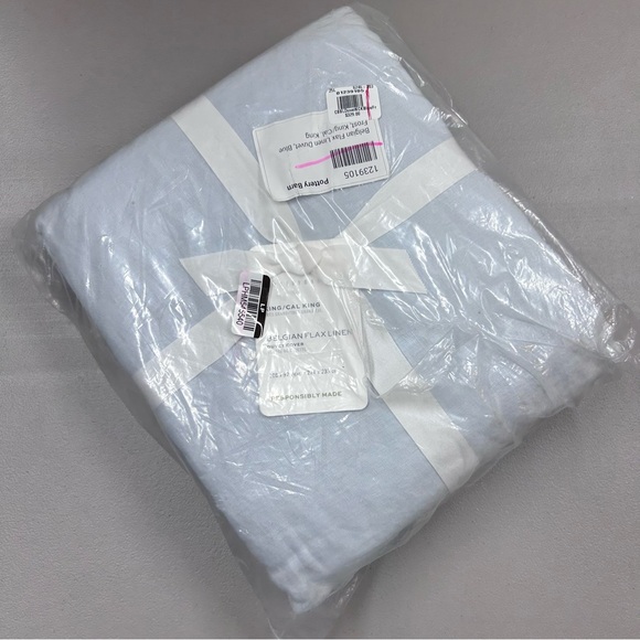 Pottery Barn | Bedding | Pottery Barn Belgian Flax Linen Duvet Cover ...
